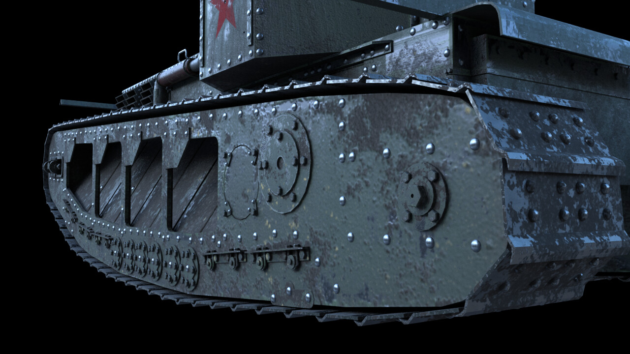 ArtStation - Medium Mark A Whippet Tank