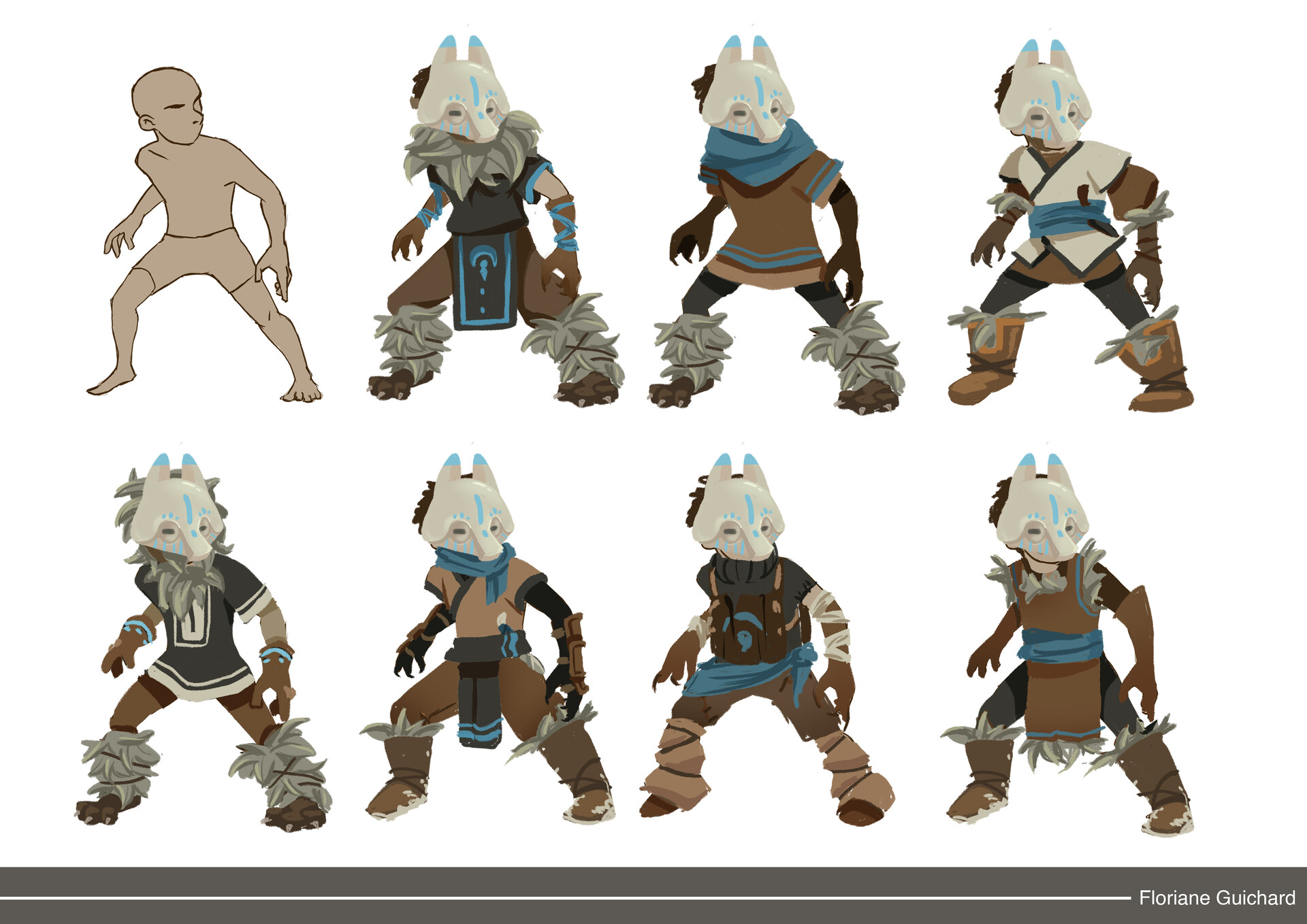 Floriane Guichard - Tokela - Character Exploration