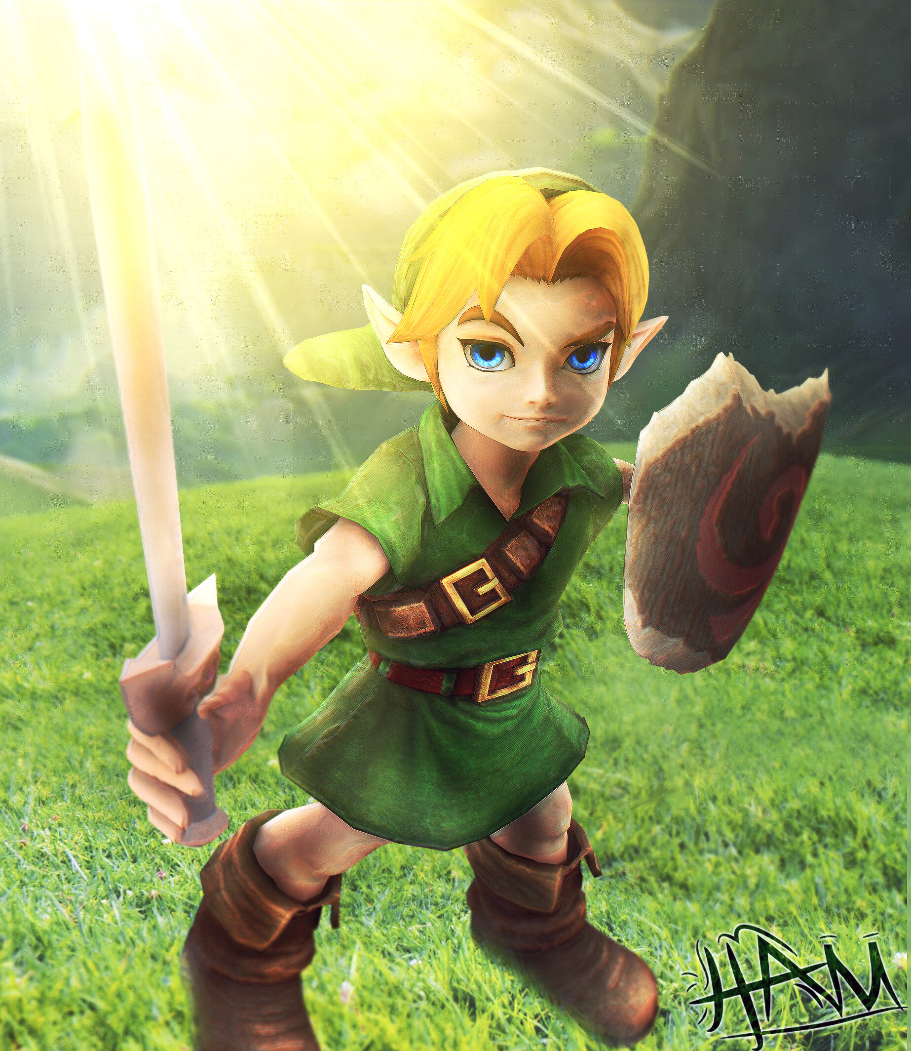 ArtStation - Young Link FanArt by Ham