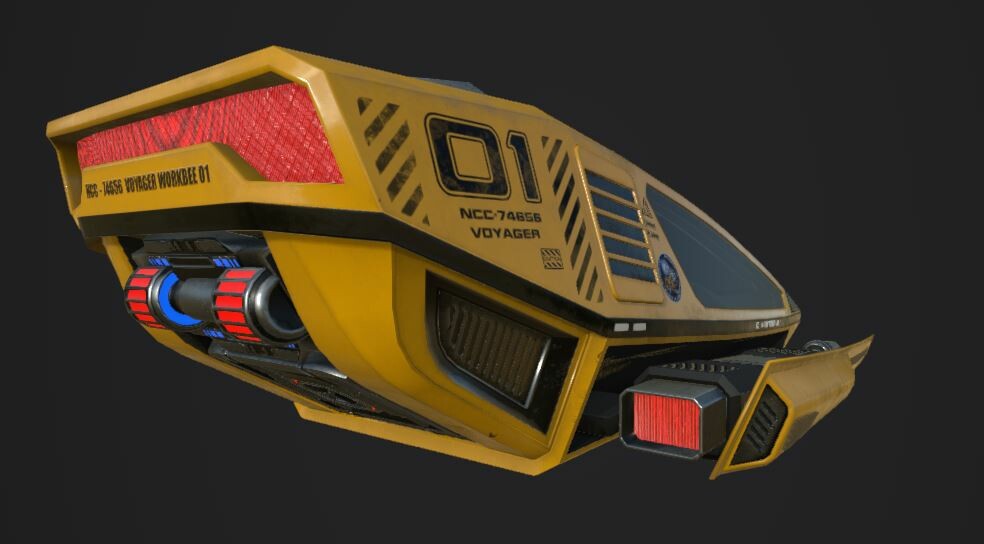 Daniel Korican Portfolio - Voyager work bee shuttle concept