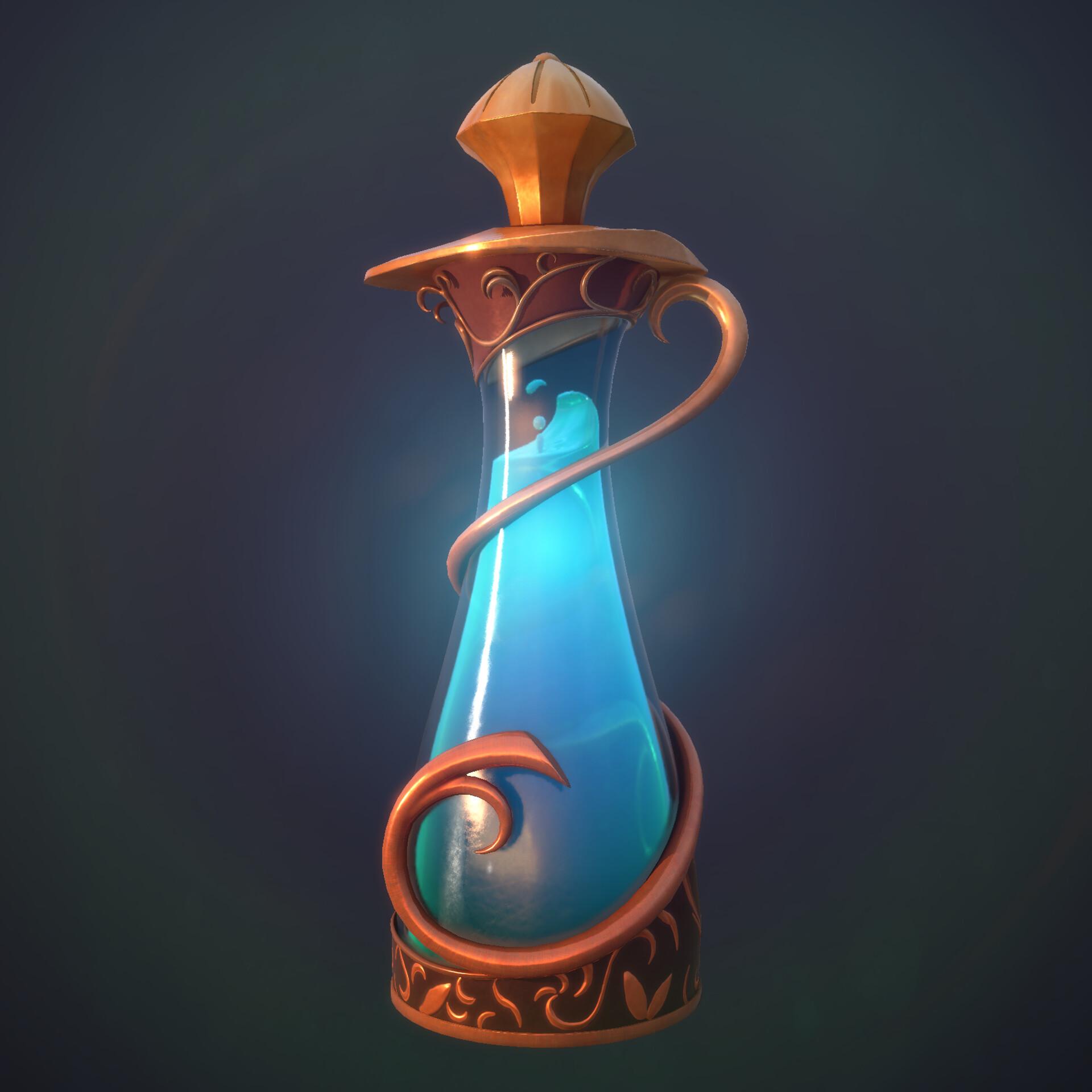 ArtStation - Stylised Flask