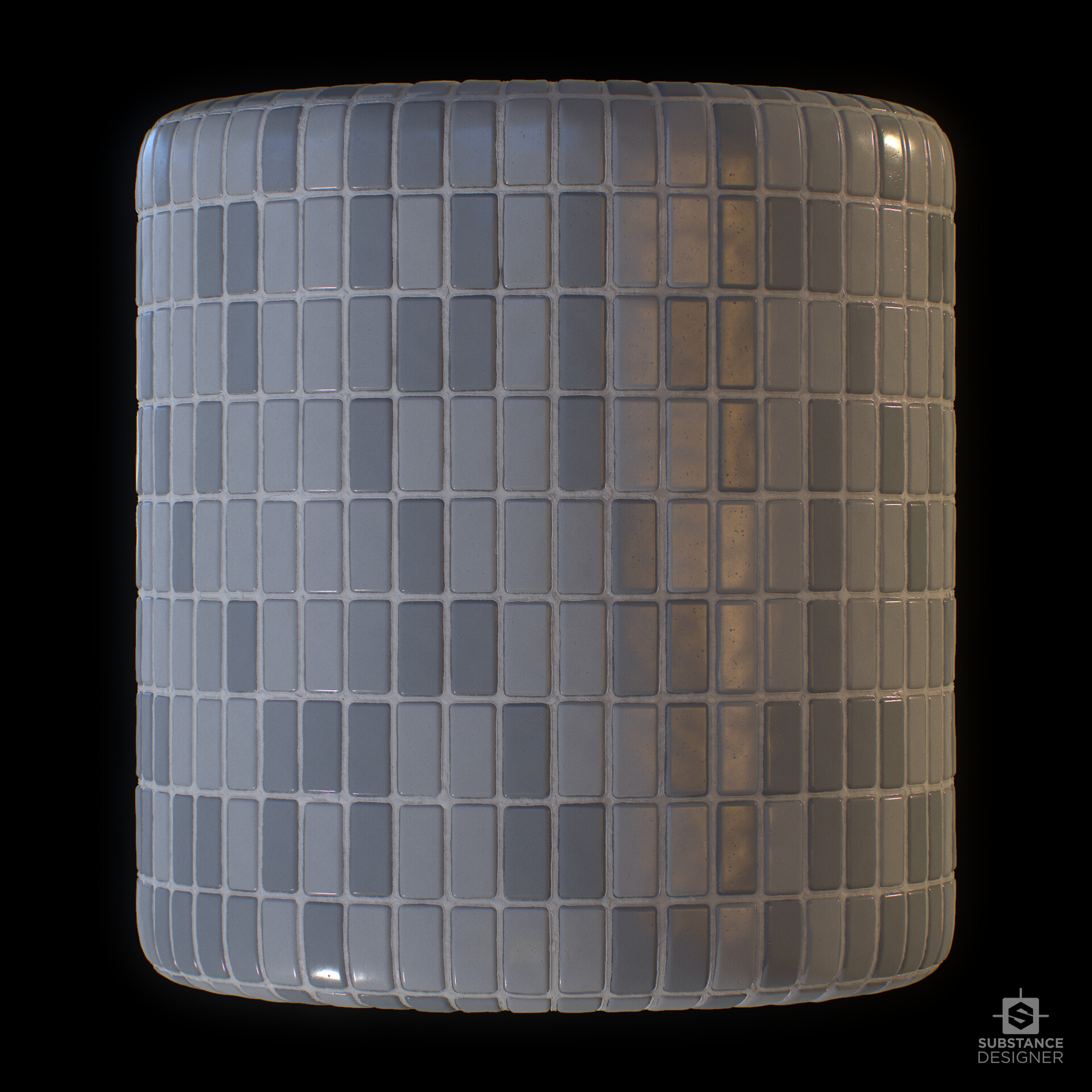 ArtStation - Subway Wall Tile Clean / Dirty