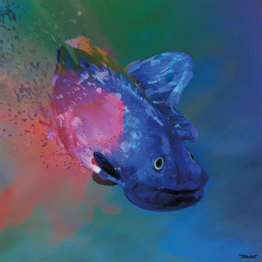 ArtStation - Injured Fish (Technical Study), 2013