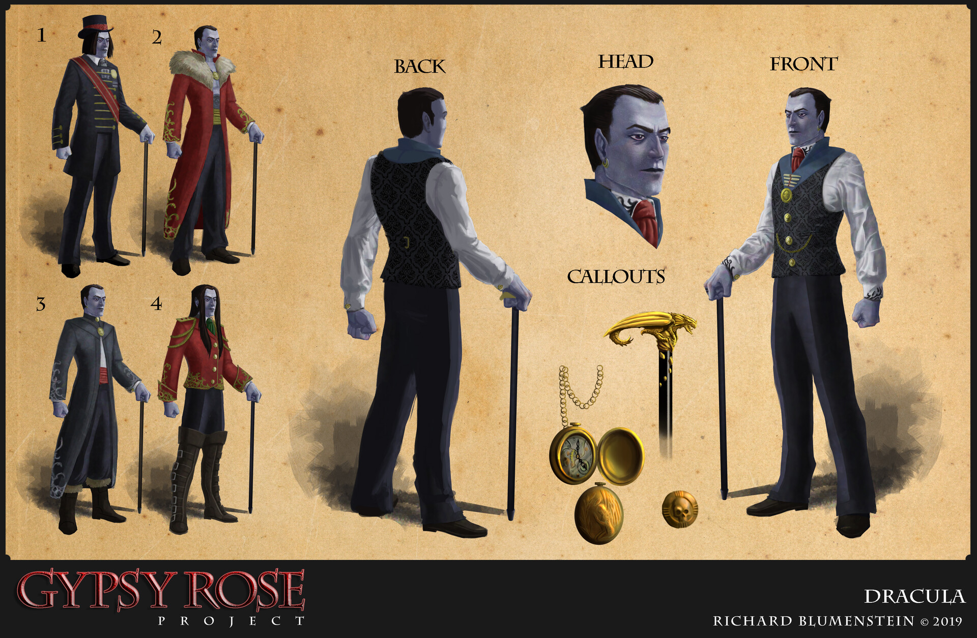 ArtStation - New Dracula Characters