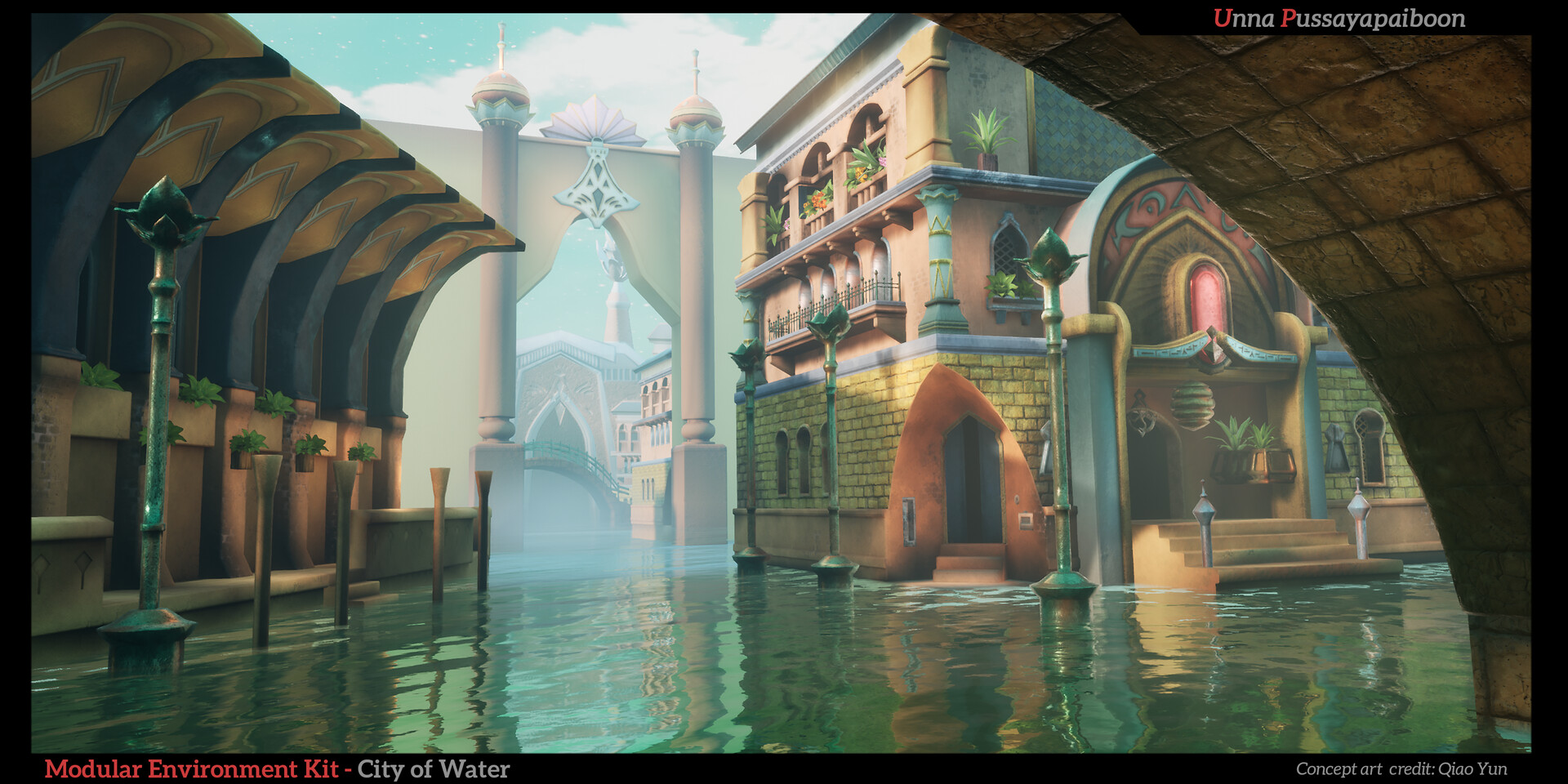 ArtStation - Modular Environment: City of Water