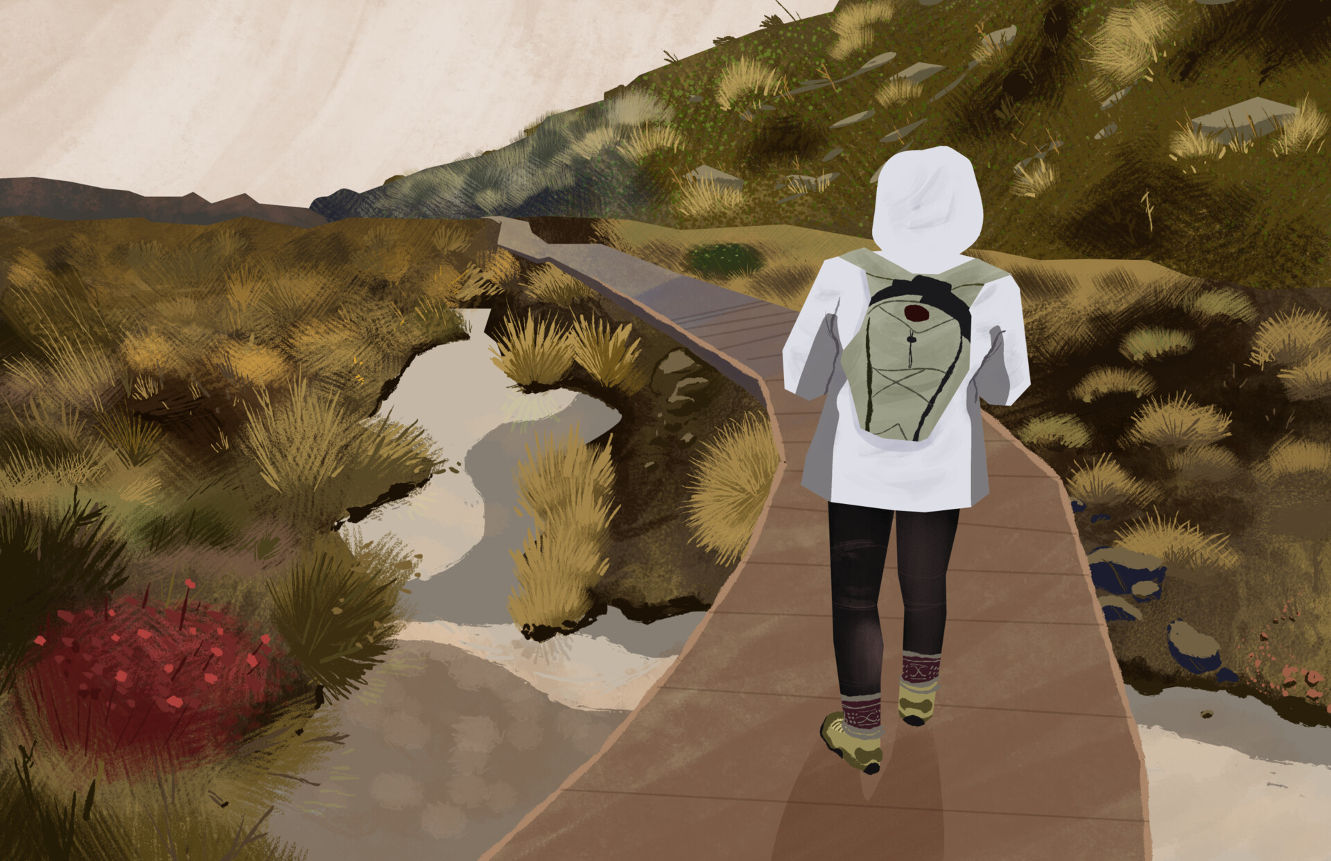 ArtStation - Sarah at Mount Doom