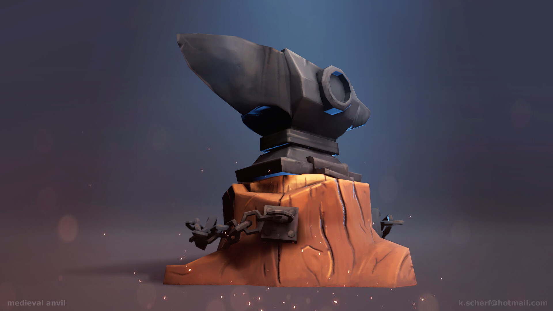 Katharina Scherf - Medieval anvil