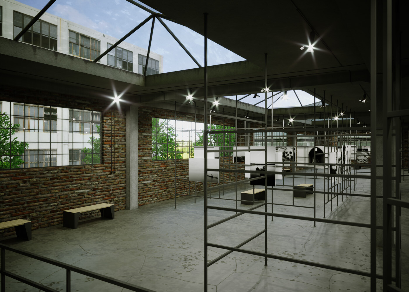 ArtStation - Loft Gallery. Made in 2019