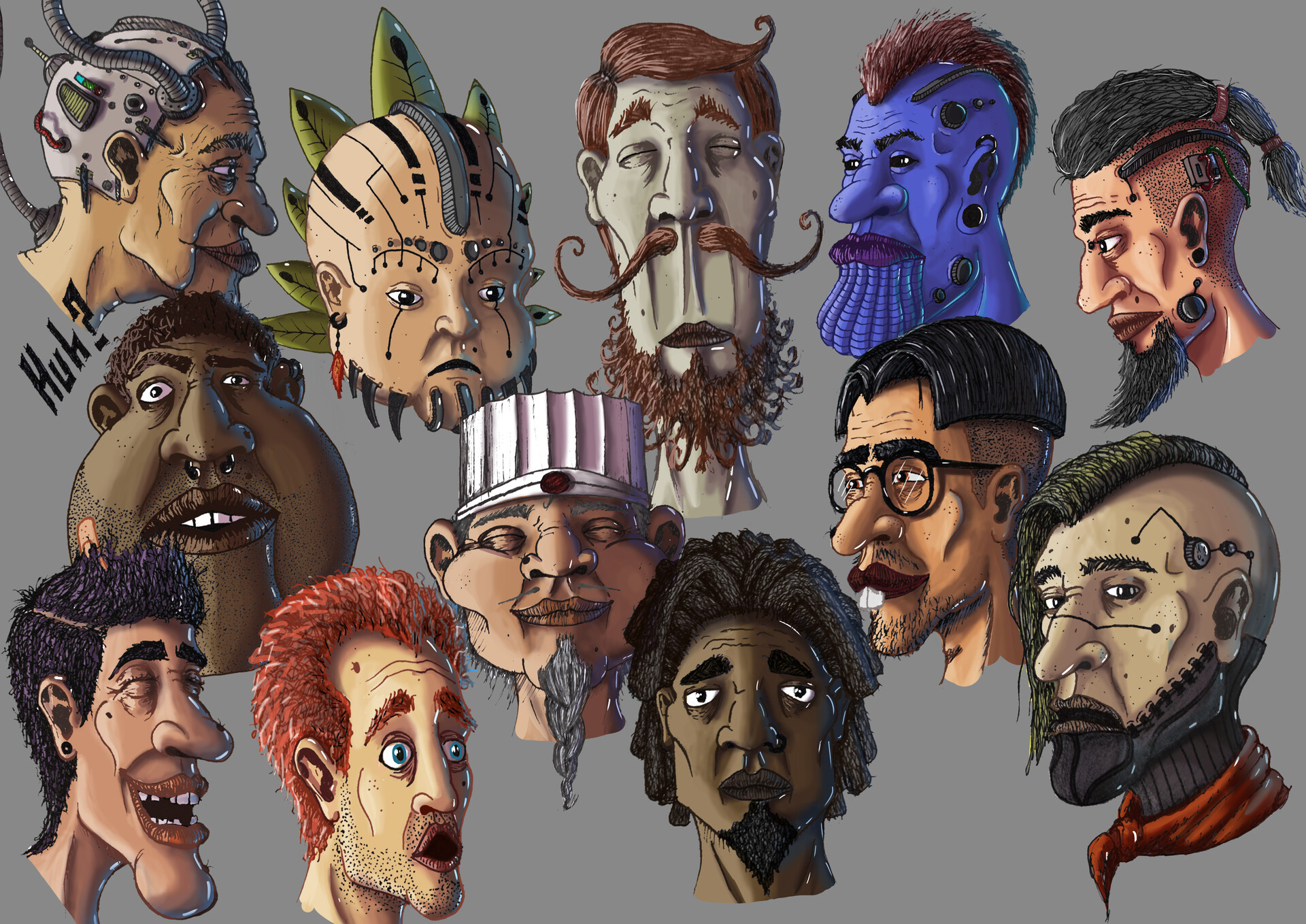 ArtStation - Character Design Board