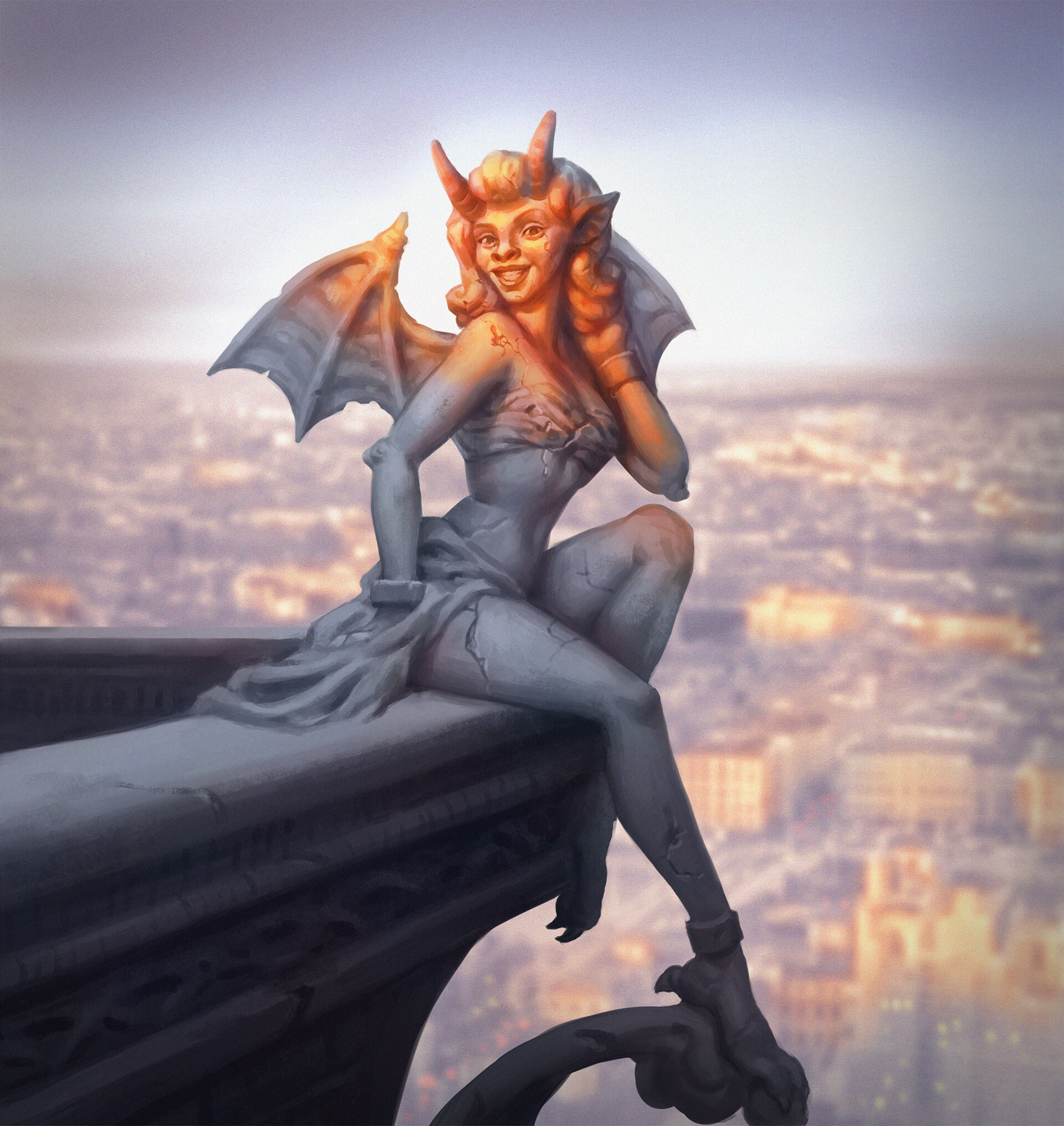 Artstation Gargoyle Pinup