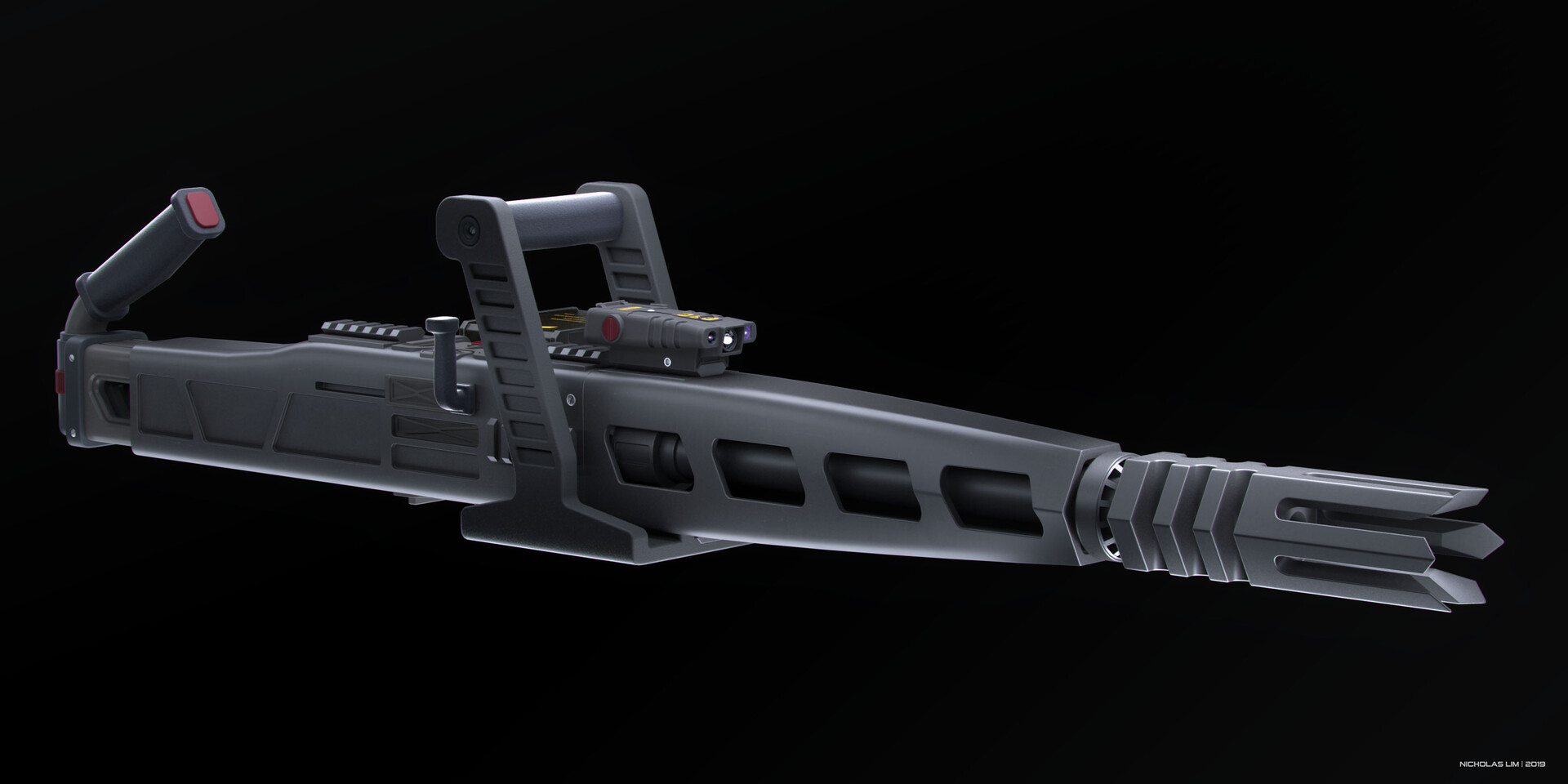 ArtStation - Experimental Smartgun