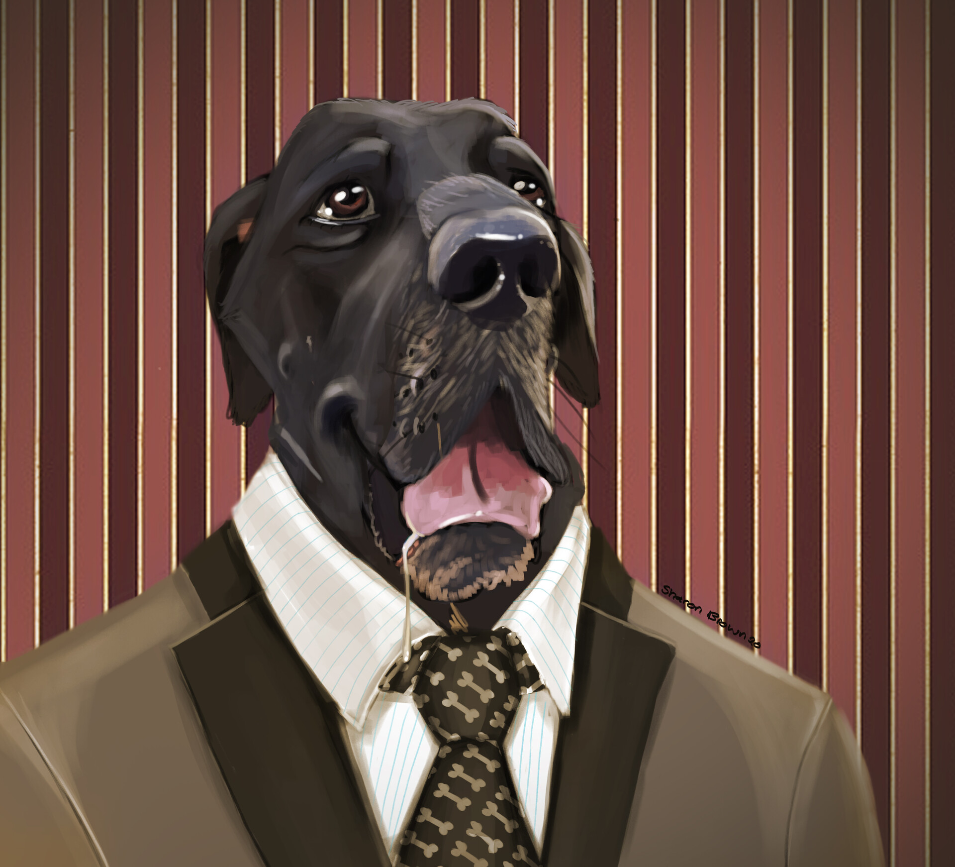 ArtStation - Pets in Suits