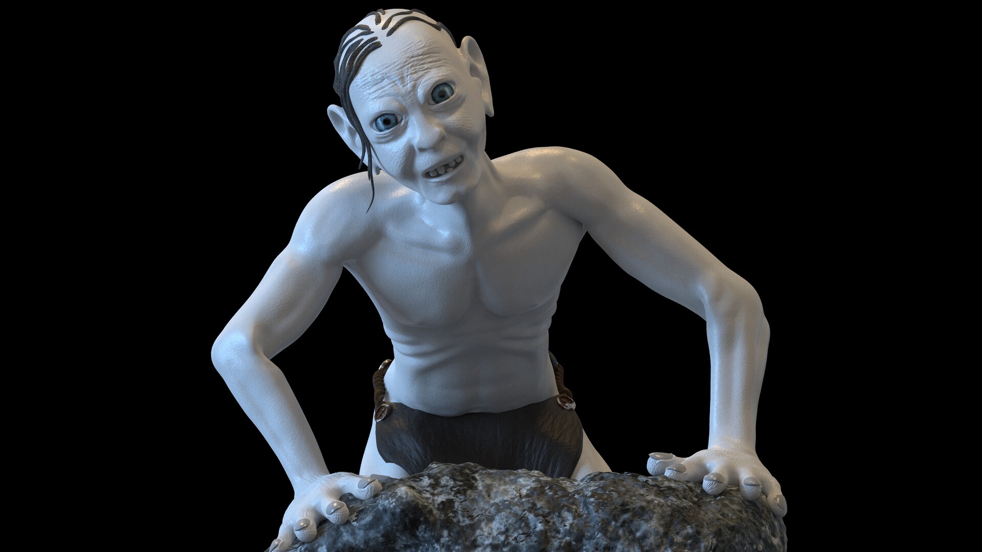 ArtStation - Gollum for a personal 3d print
