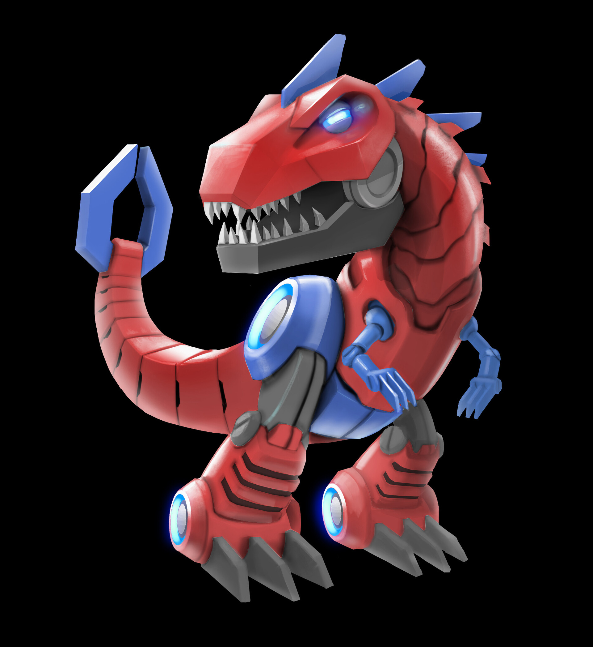 ArtStation - Cyber Dino