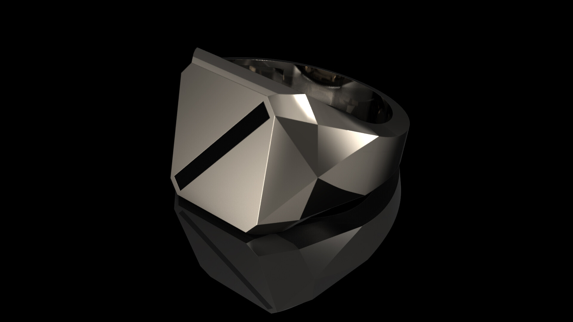 ArtStation - Signet Ring with Line