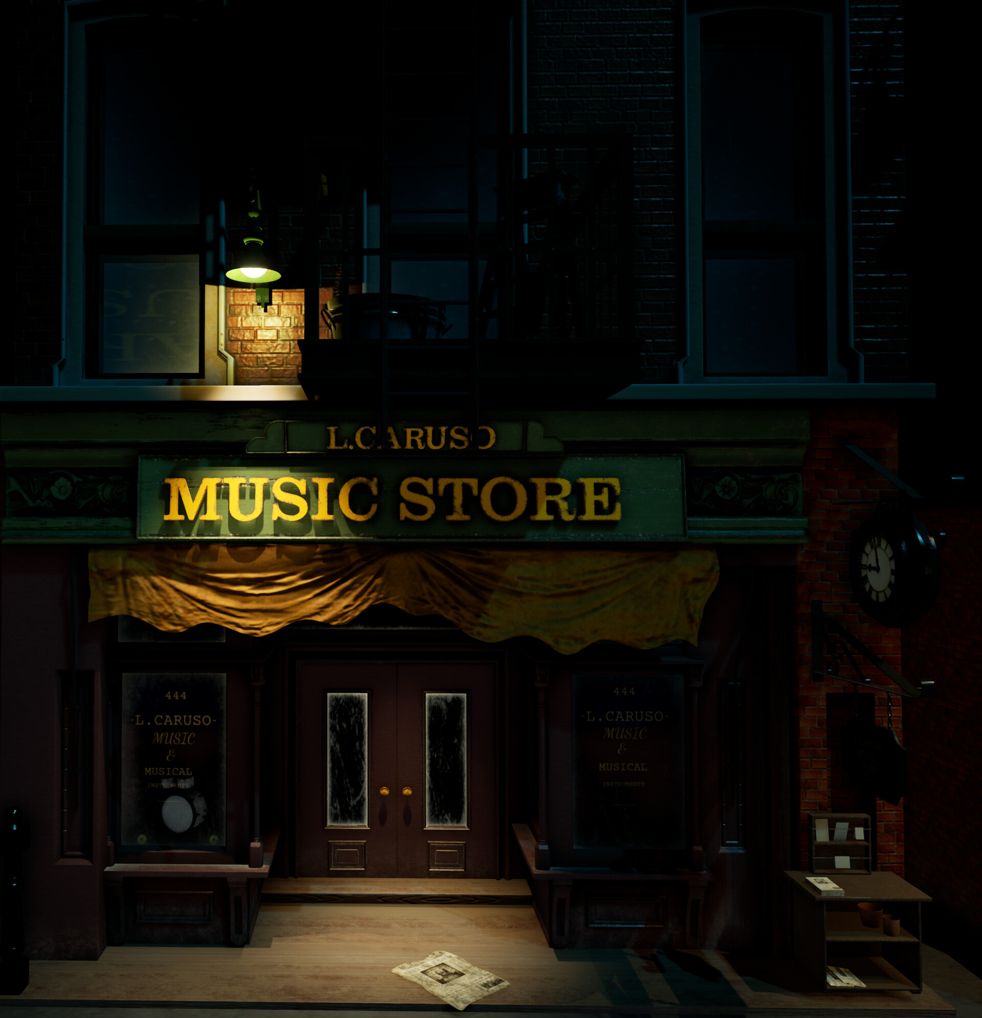 ArtStation - New York music store