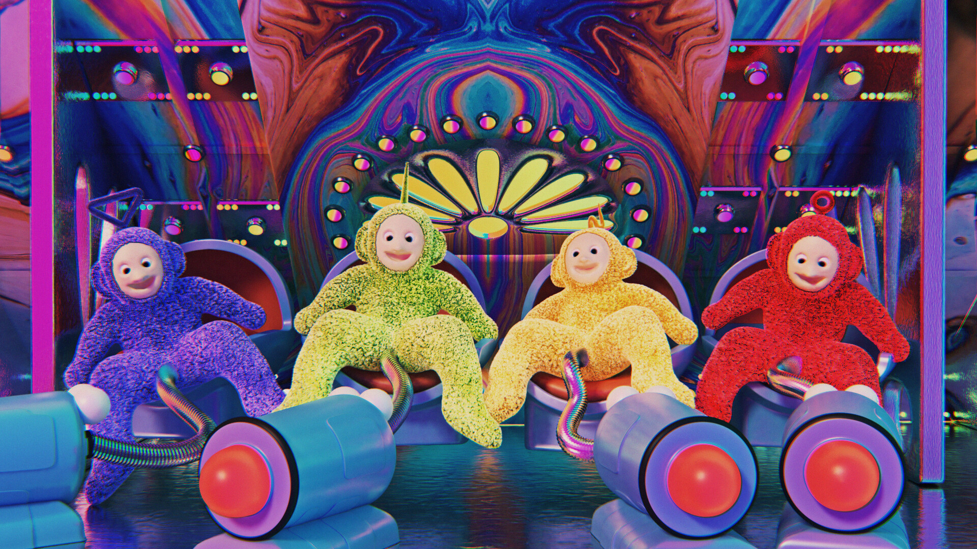 ArtStation - What Happens In Teletubbyland Stays In Teletubbyland