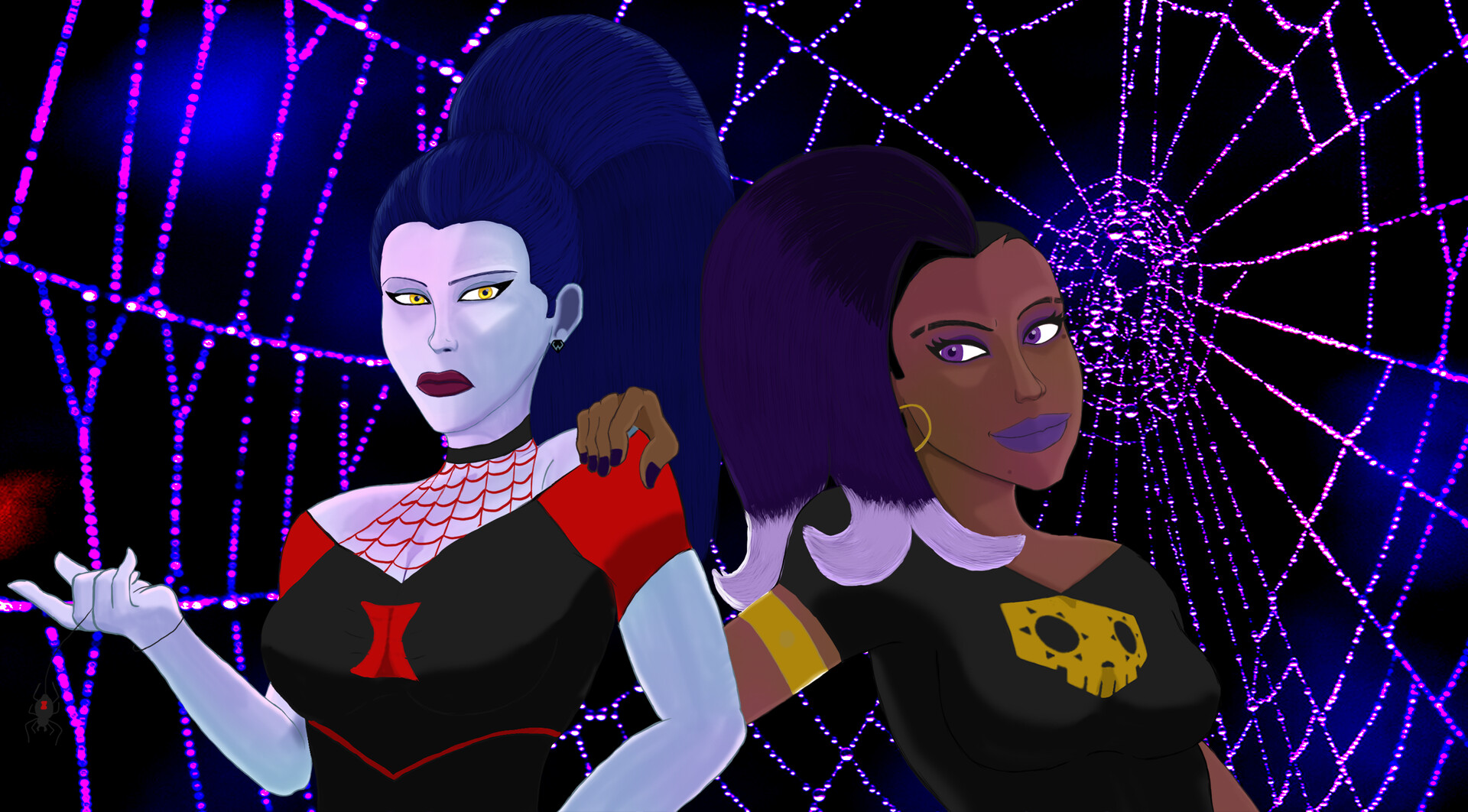 ArtStation - Widowmaker and Sombra