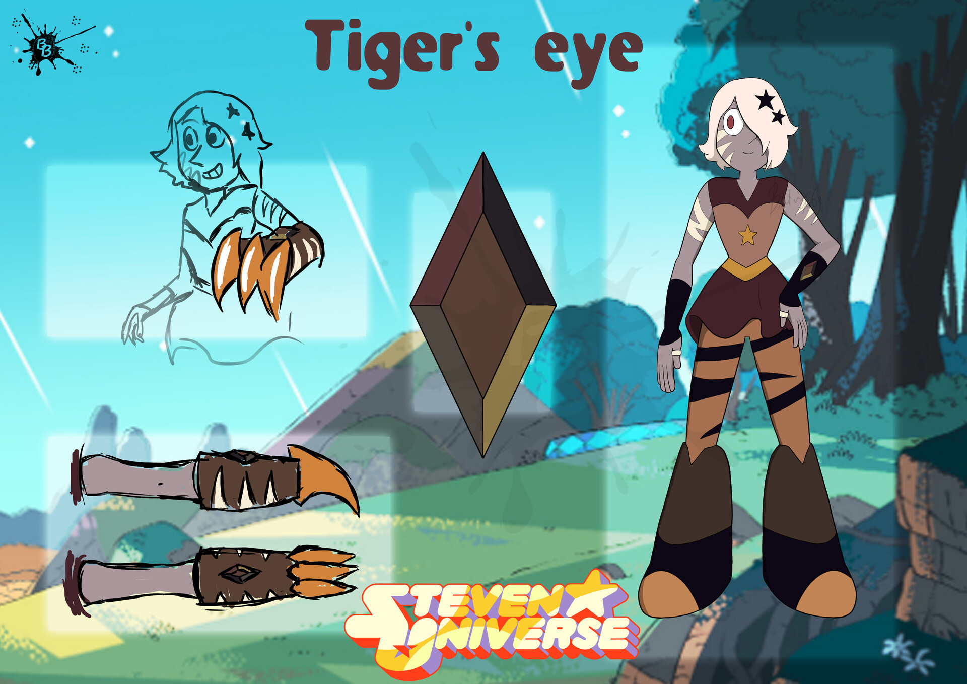 ArtStation - Tiger's Eye -Steven Universe OC