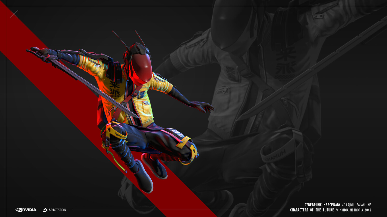 Fajrul FN - Cyberpunk Mercenary (Game Character)