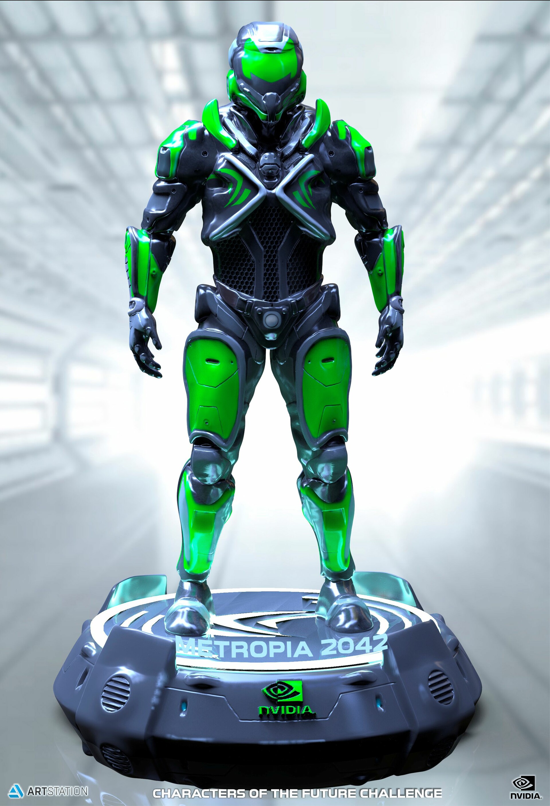 ArtStation - Nvidia Cyborg