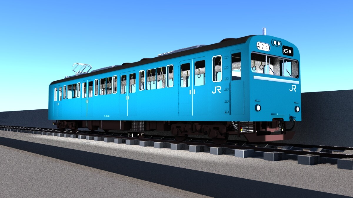 ArtStation - JR Type103 train