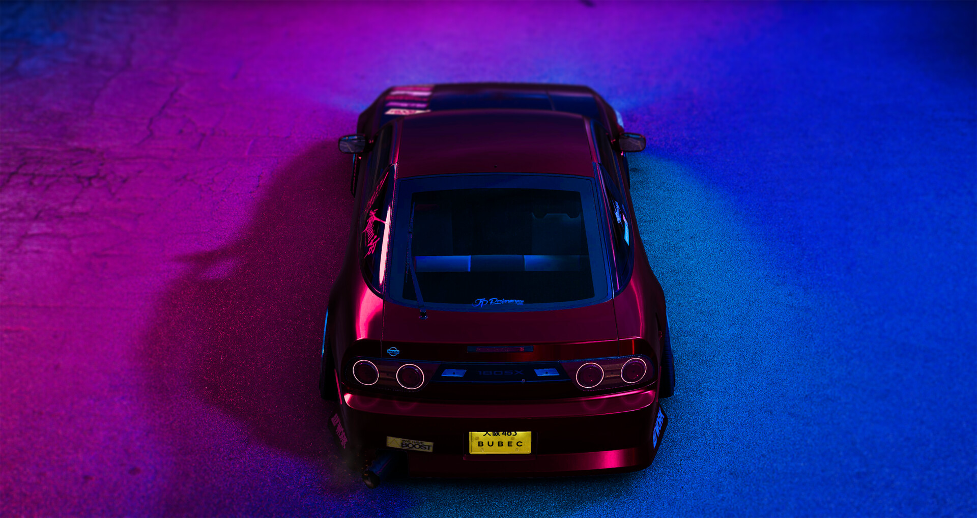 ArtStation - Nissan 180sx stance