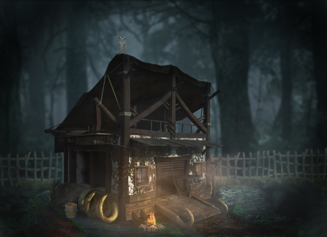 ArtStation - dwarf house