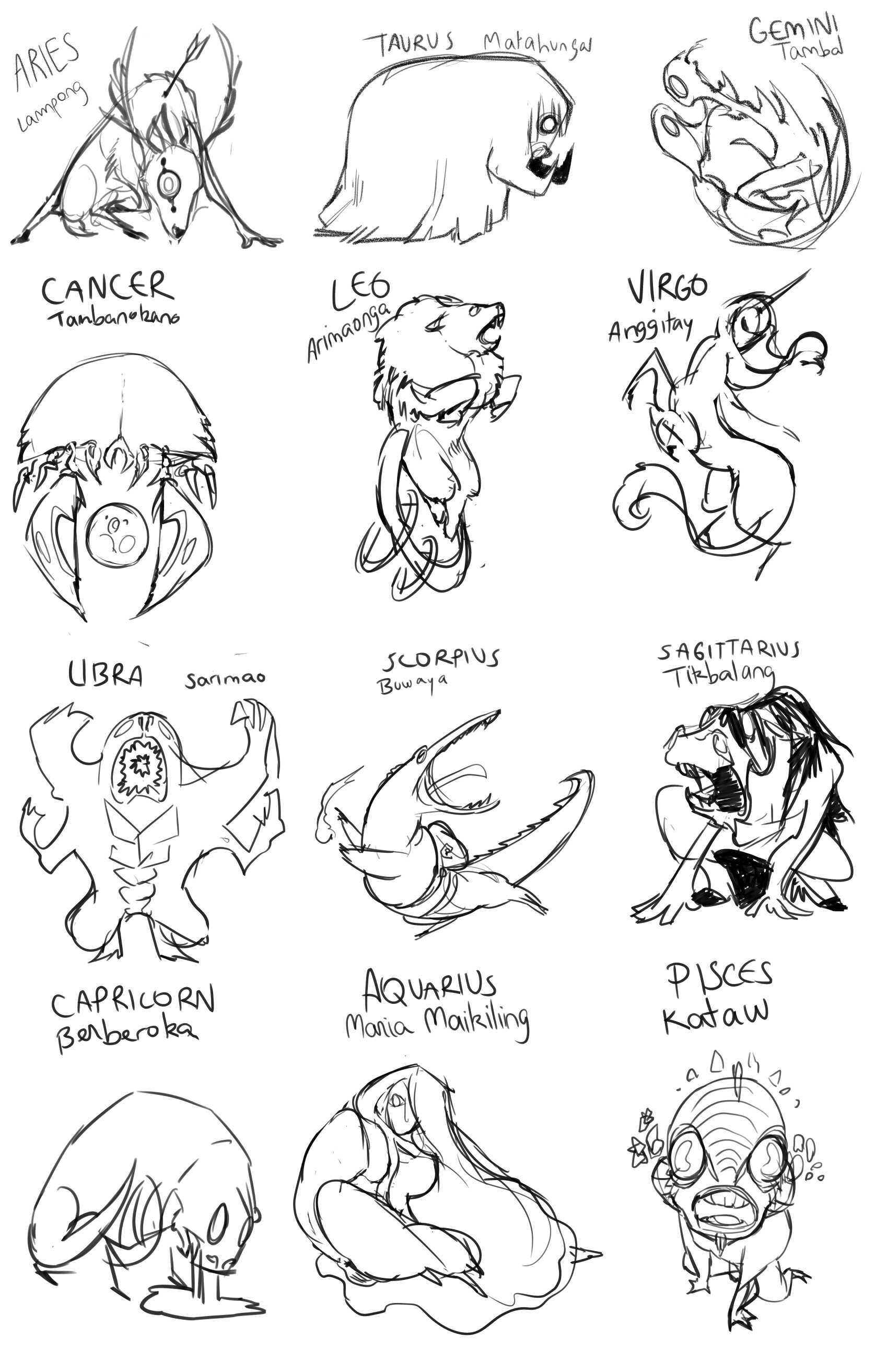 Zodiac signs mythical creature 60 photos - Astrologytoyou.com