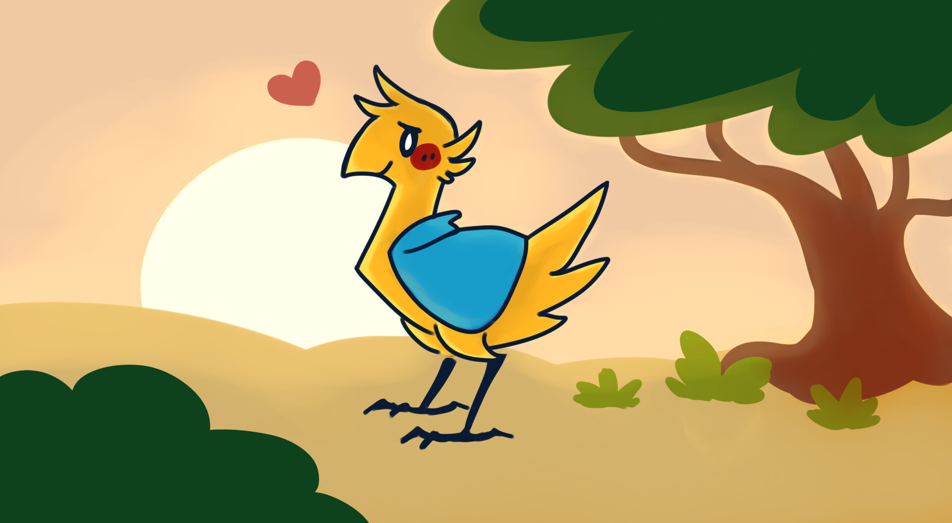 ArtStation - Nico the Yellow Bird