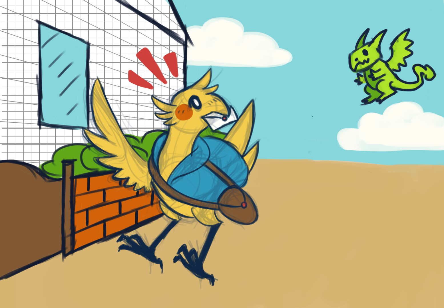 ArtStation - Mailman Nico Sketch