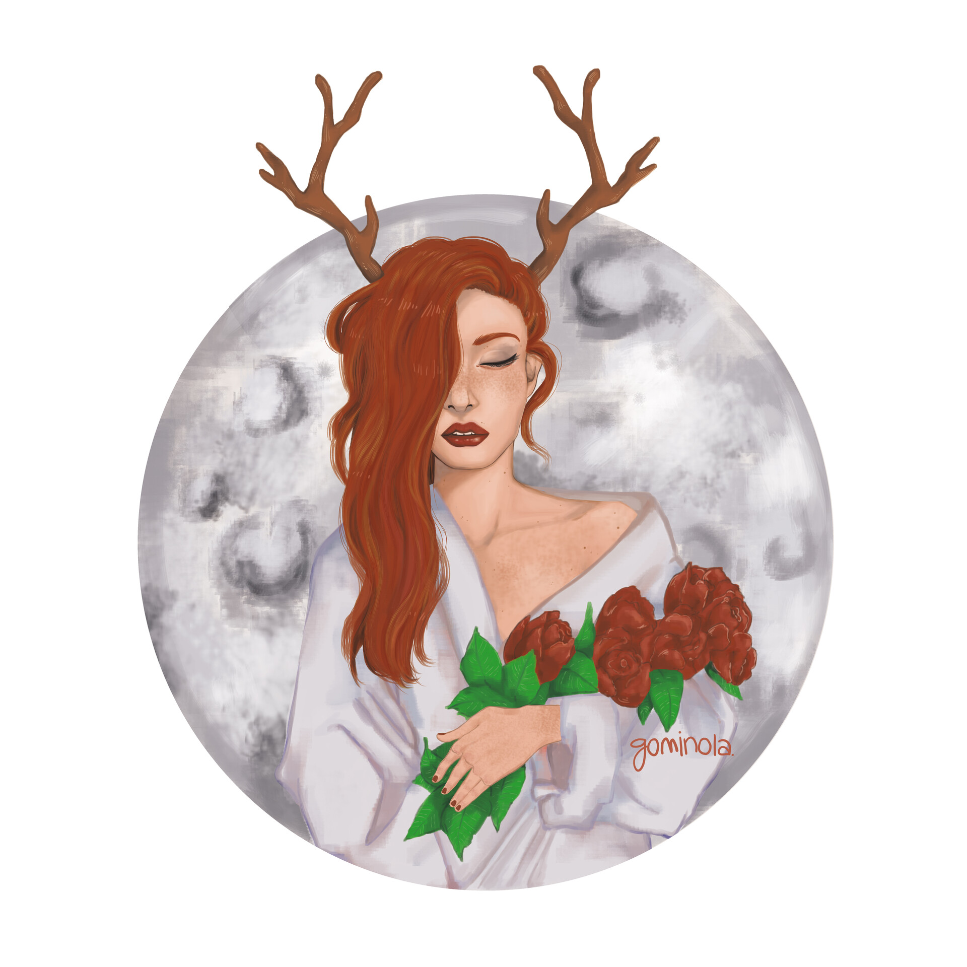 ArtStation - Moose girl