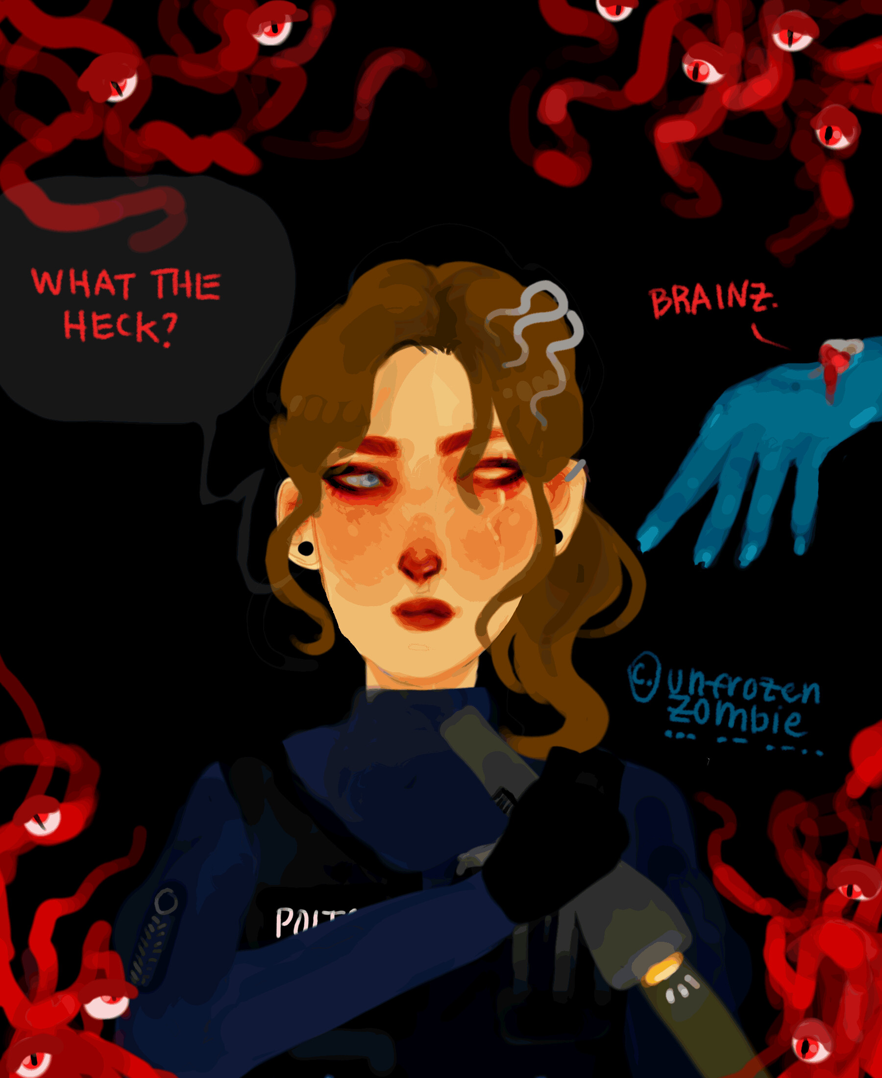 ArtStation - The Zombie & The Cop