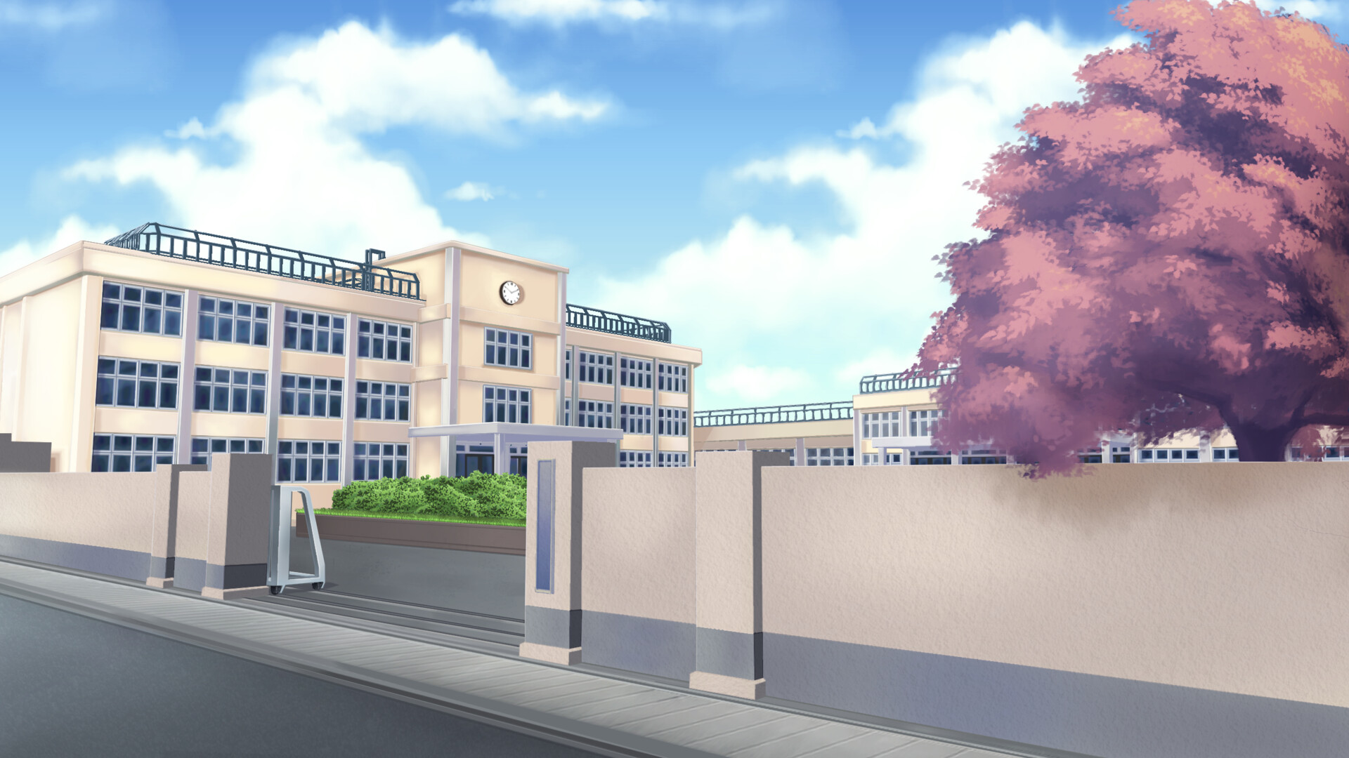 ArtStation - School Exterior