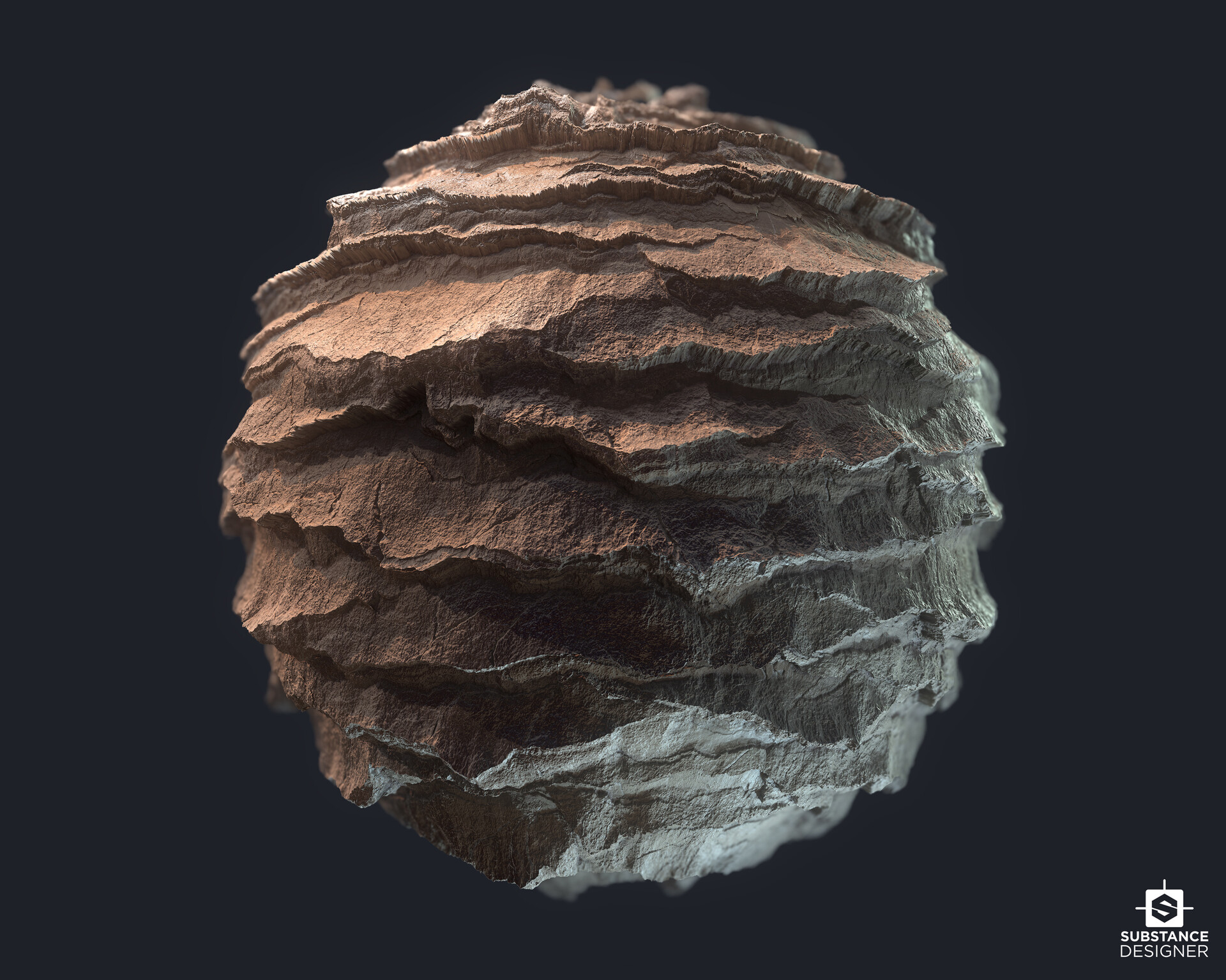 ArtStation - Layered rock