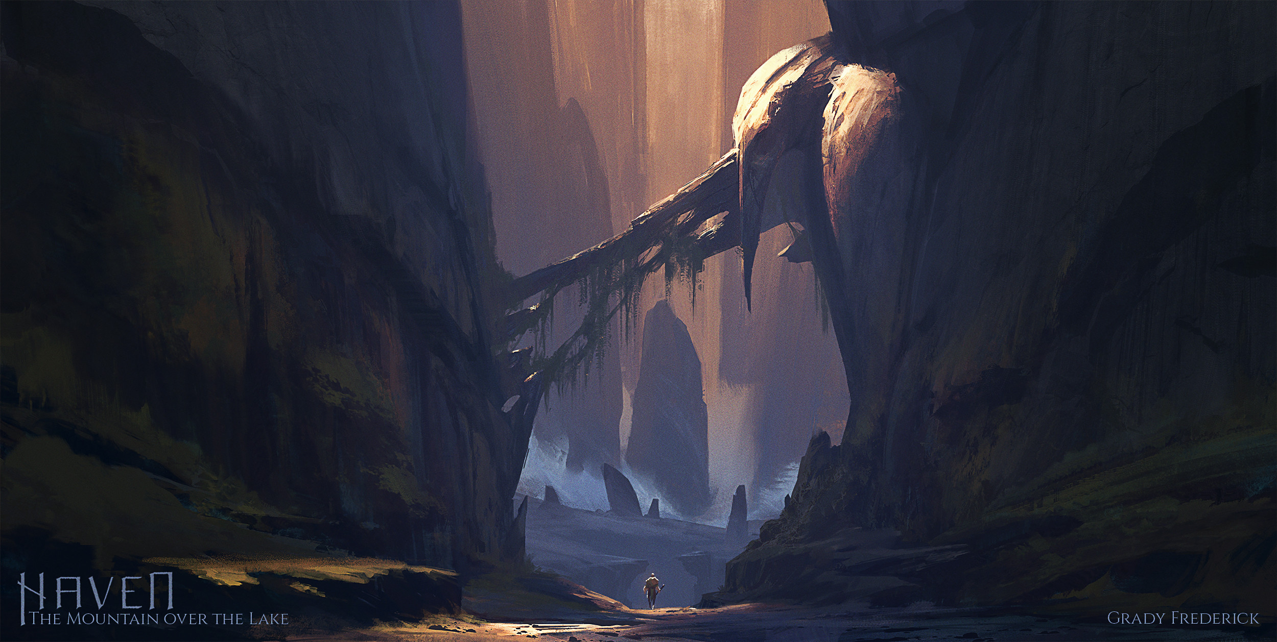 Grady Frederick - Haven - The Mountain Over the Lake