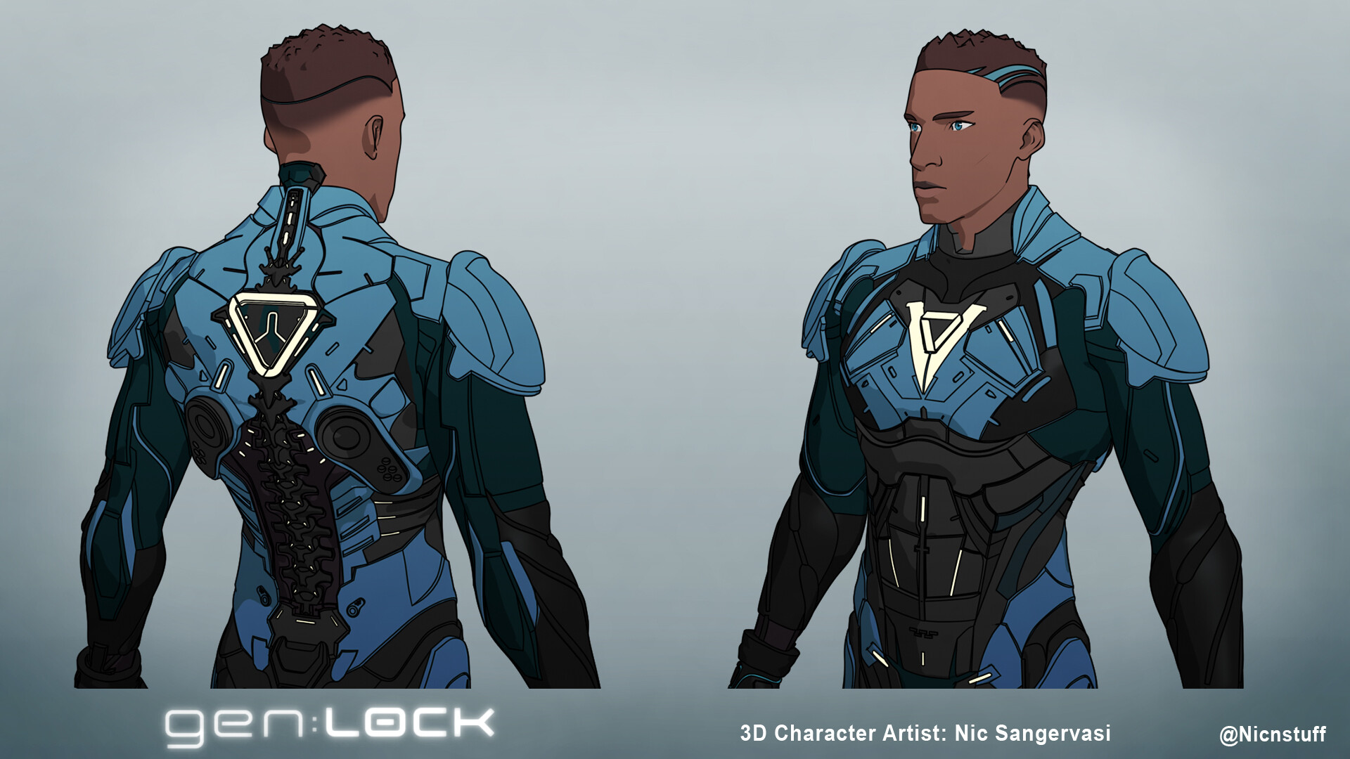 ArtStation - Gen:Lock Season 1 Julian Chase GL Suit