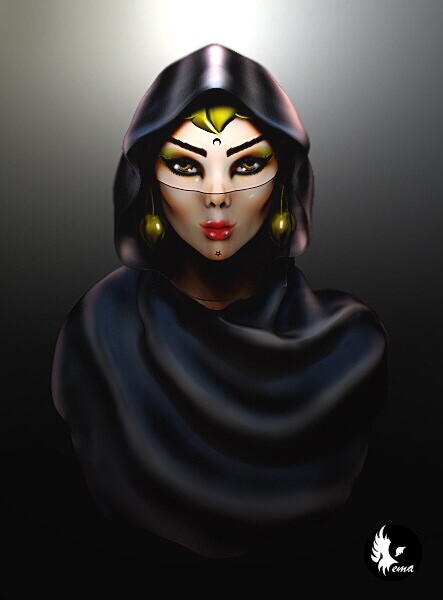 ArtStation - Veiled woman