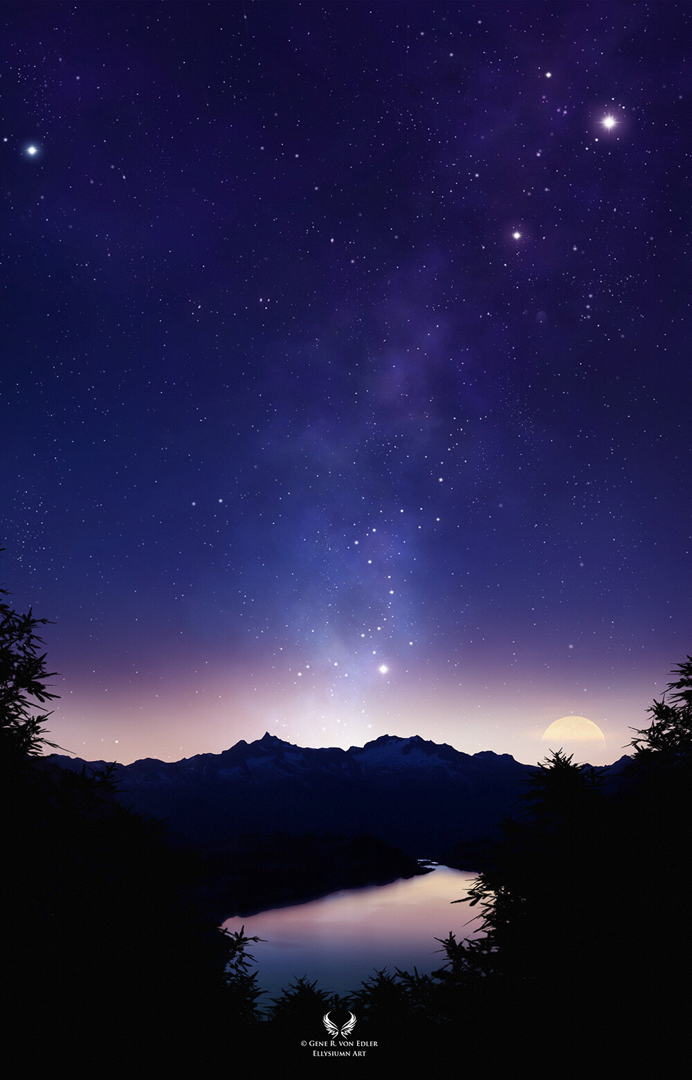 ArtStation - Purple night