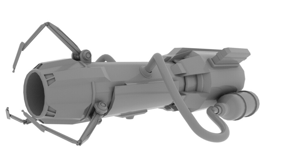 ArtStation - Hight tech plasma cannon