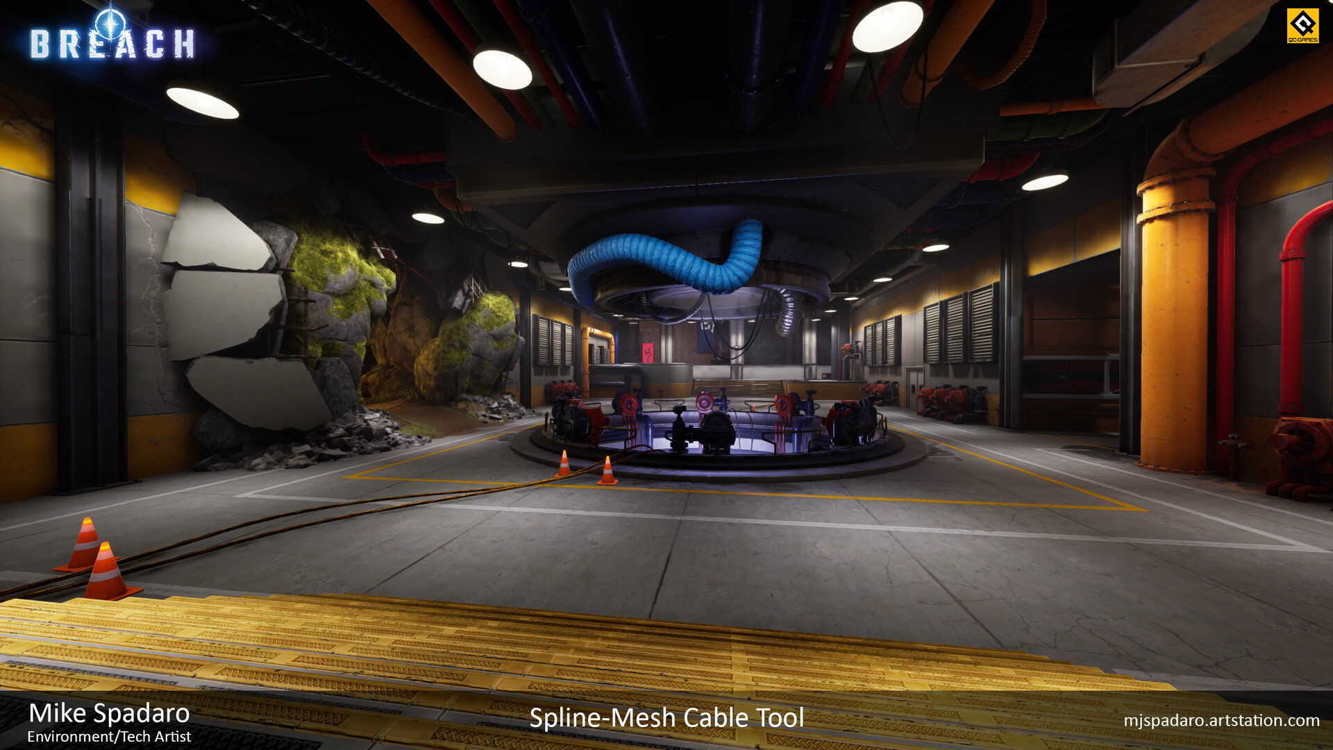 ArtStation - Spline-Mesh Cable Tool