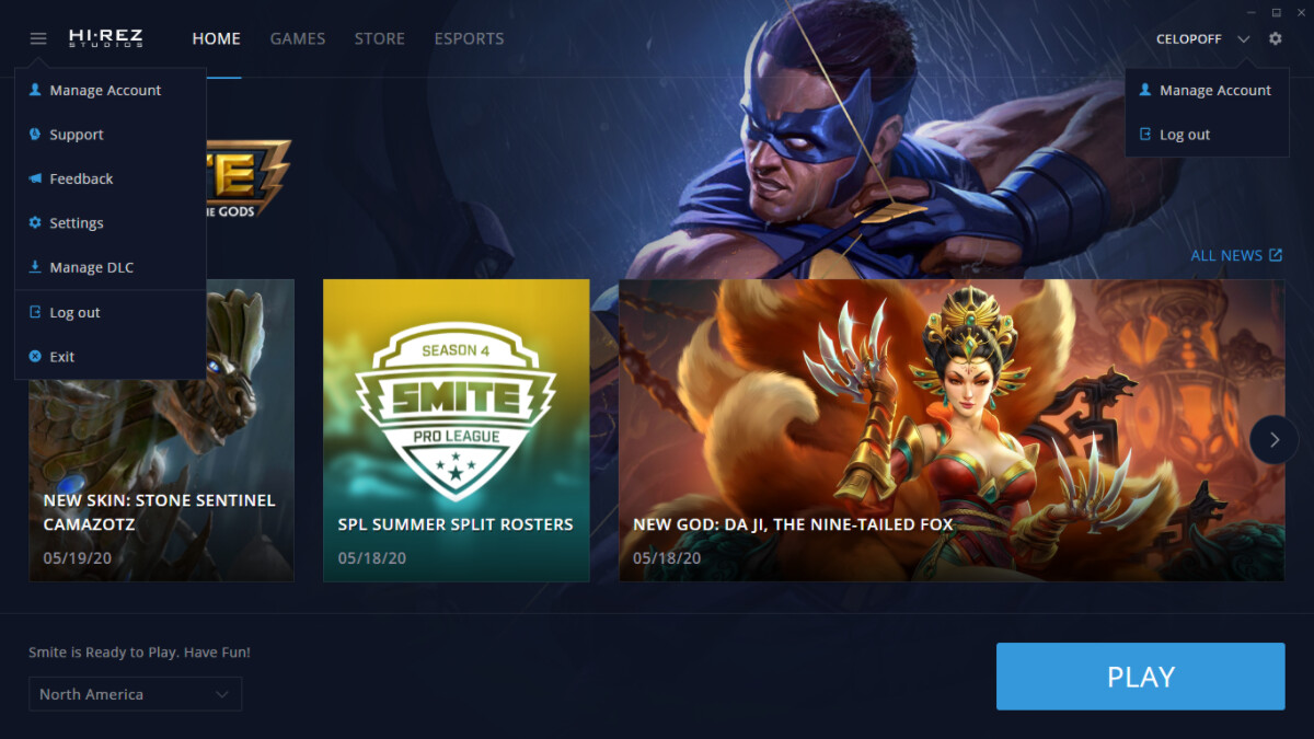 smite logout