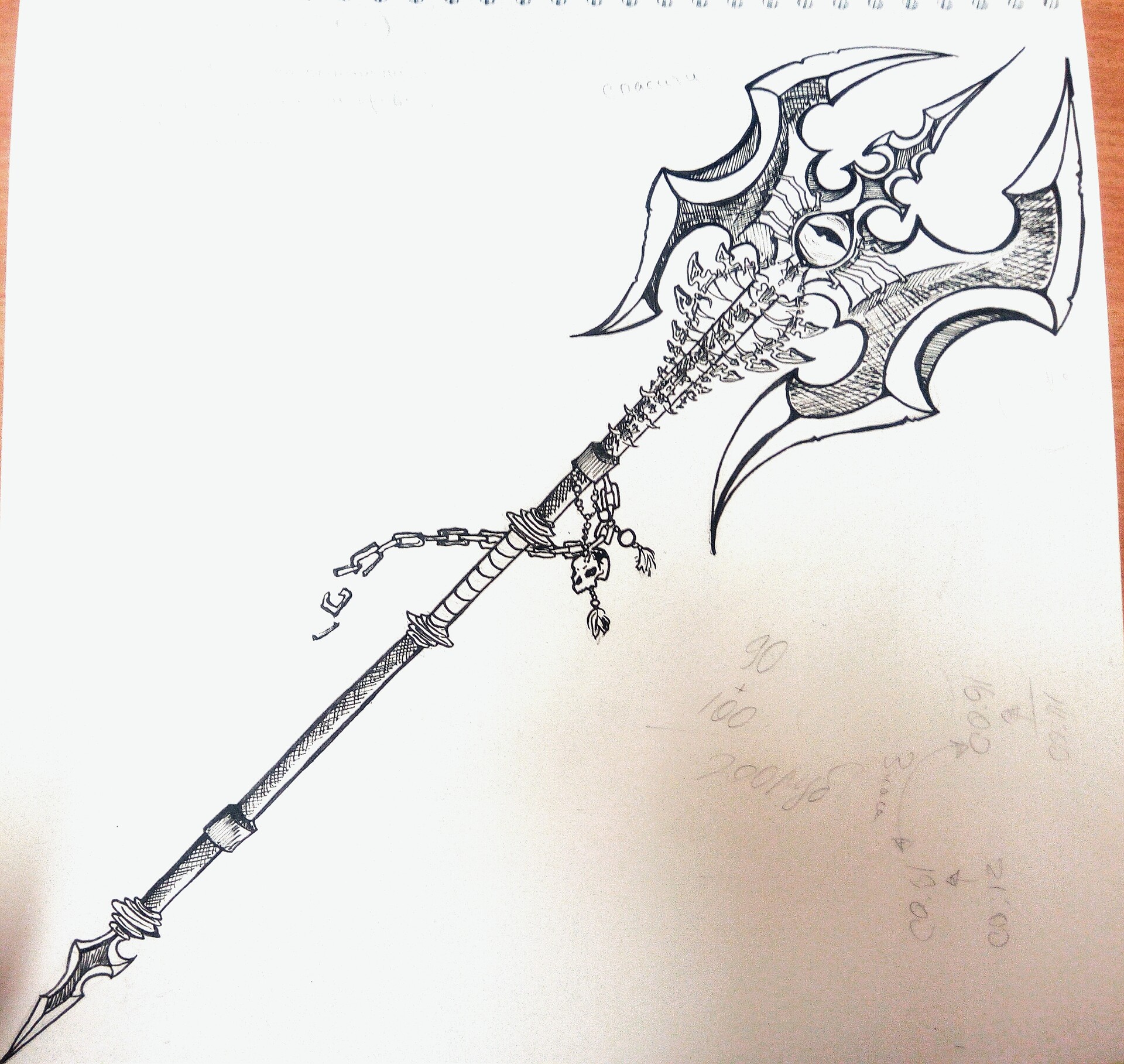 ArtStation - Fantasy weapon