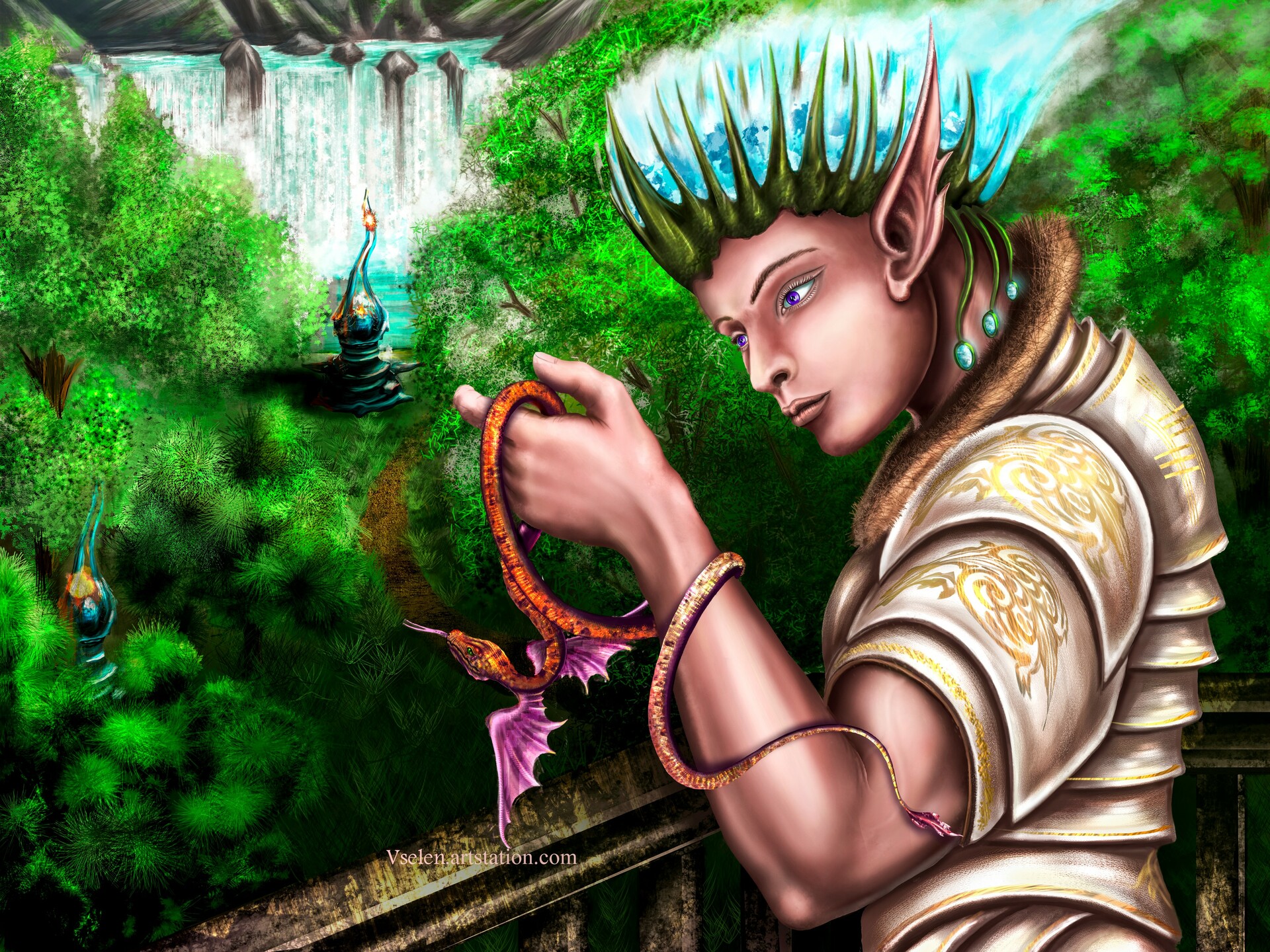 ArtStation - elven world