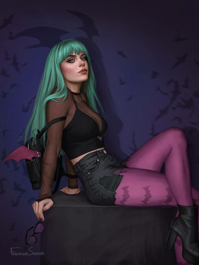 Morrigan by Fernanda Suarez : r/ImaginaryWitches
