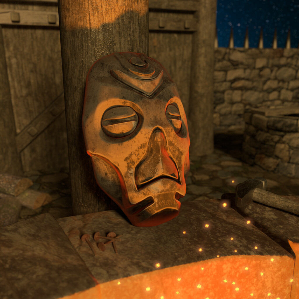 ArtStation - Antic mask