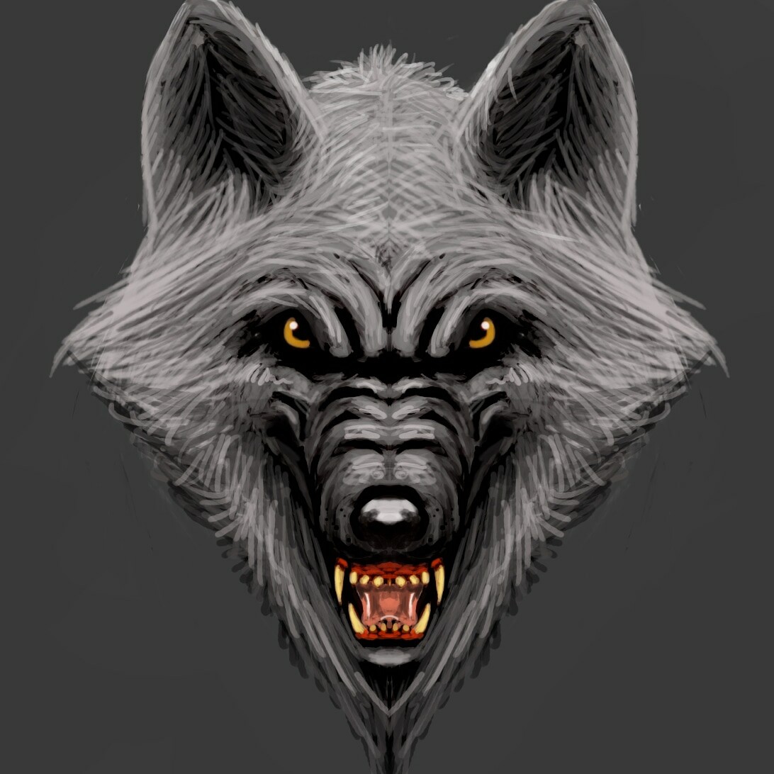 ArtStation - Wolf Head