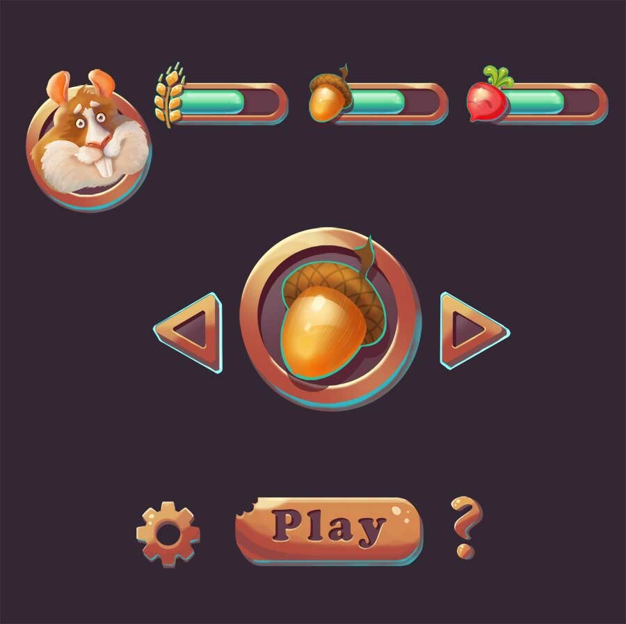 ArtStation - UI Game