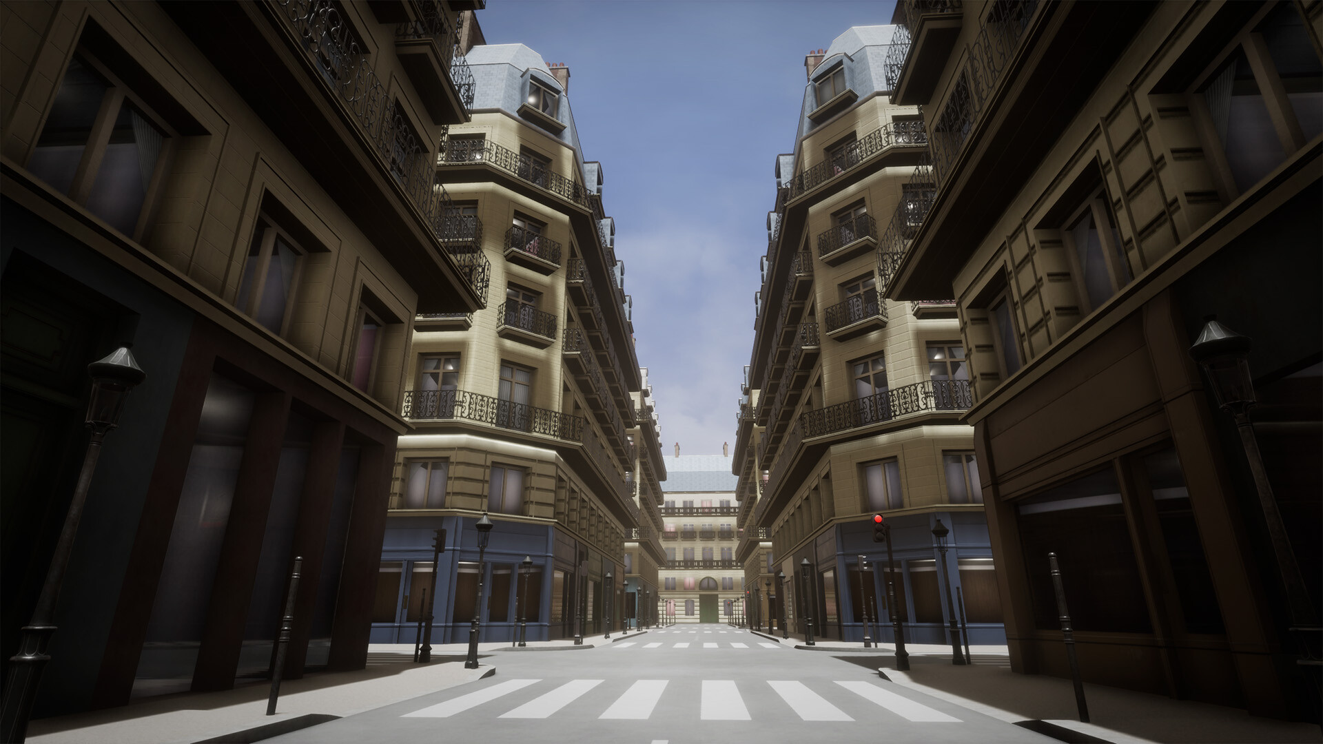 ArtStation - Paris Street Scene