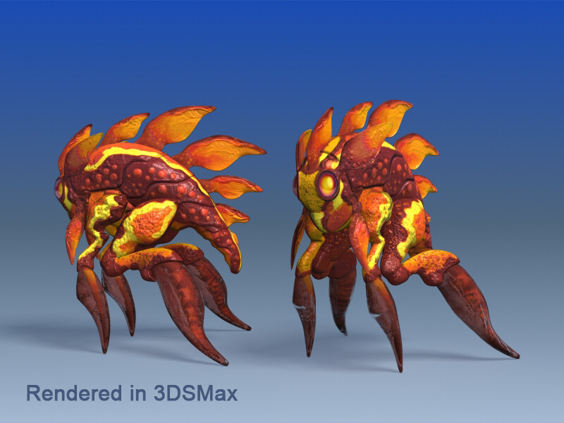 ArtStation - Rigging And Animation Of A Nanovor.